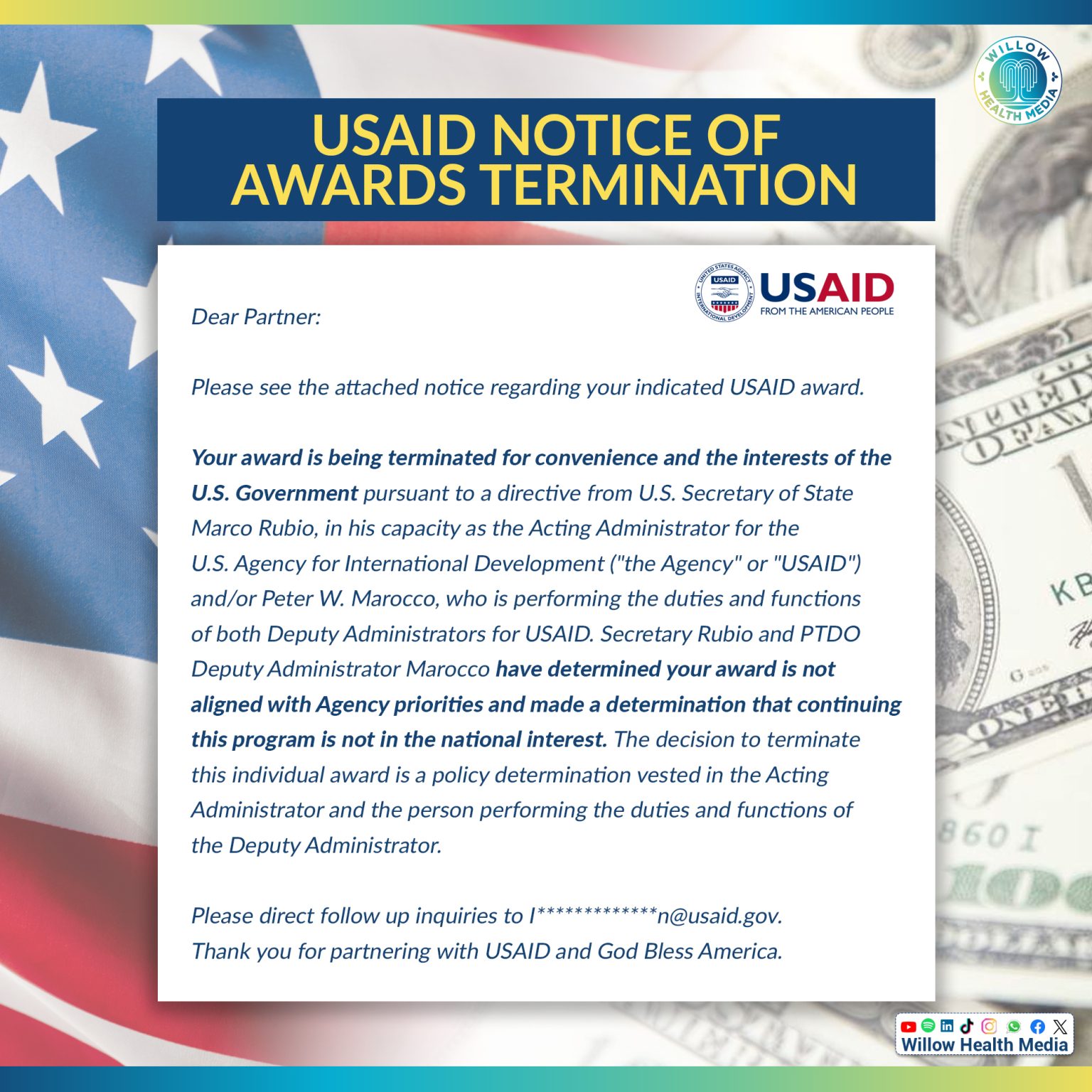 USAID Shut for Good: Millions at risk in Kenya, thousands jobless ...